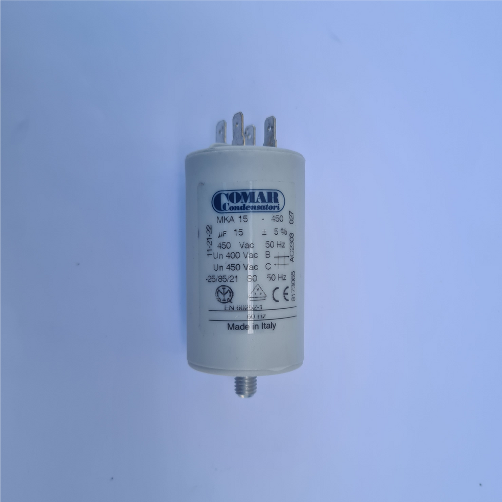 Run Capacitor 15MFD-450V Faston